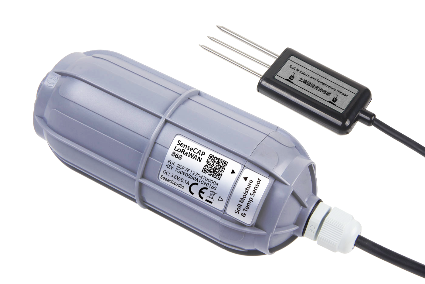 Wireless Soil Moisture and Temperature SenseCAP