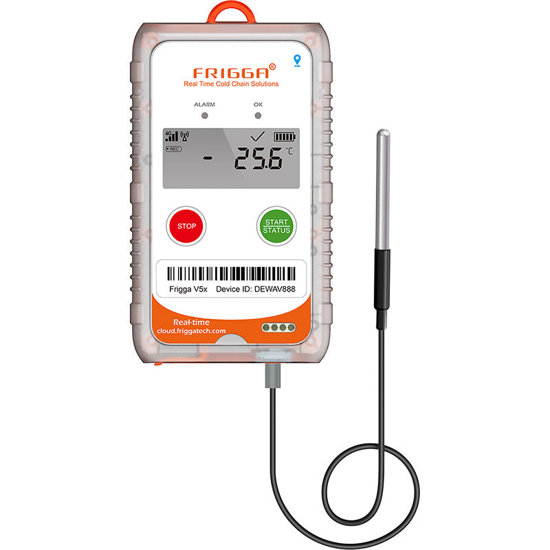 Real-time Dual 4G Temperature Positioning Monitor